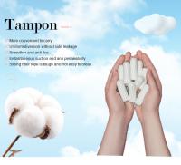 China Adult Private Label Organic Cotton Clean Point Tampons for Female Health Care Product for sale