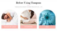 China Adult Private Label Organic Cotton Clean Point Tampons for Female Health Care Product for sale