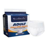 China Anti-Leak 3D Leak Prevention Channel Japanese Adult Pull On Ups Diaper Pants for Night for sale