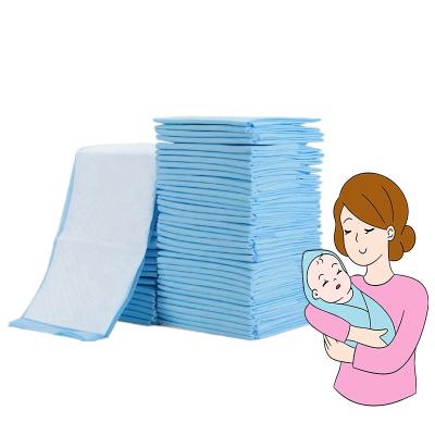 China Nursing Under Pad Blue Super Absorbent Disposable Bed Pads for Incontinence Management for sale