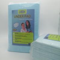 China Embroidered Disposable Hospital Bed Sheet with Fluff Pulp SAP Type Absorbent Under Pad for sale