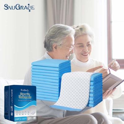 China SnuGrace Disposable Underpad 23X36 for Adults Anti-Leak 3D Leak Prevention Channel for sale