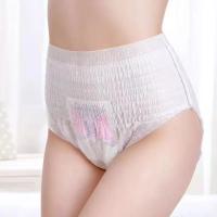 China Customized Disposable Pants Type Adult Diaper Women's Menstrual Period Safety Pants for sale