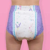 China High Absorbency Fluff Pulp Cute ABDL Incontinence Adult Diapers for Men and Convenient for sale