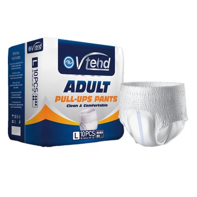 China ISO9001/ISO14001/OHSAS18001 BV Certified Heavy Duty Diaper Briefs Pants for Elderly for sale