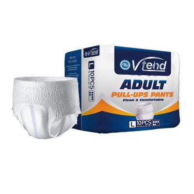China Soft Nonwoven Fabric Adult Pull Up Underpants for Women Max Absorbency Printed Diapers for sale