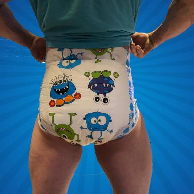 China Soft Nowoven Frabic Adult Diaper for Customer's Requirement and Satisfaction for sale