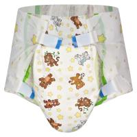 China Disposable Ultra Thick Adult Diaper for Cute Colorful ABDL Sexy Printed Diaper for sale