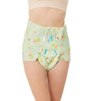 China Adults Ultra Thick Printed Disposable Adult Baby Diaper with 3D Leak Prevention Channel for sale