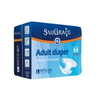 China Thick Adult Disposable Incontinence Diapers for Hospital CE Certified and Fluff Pulp for sale