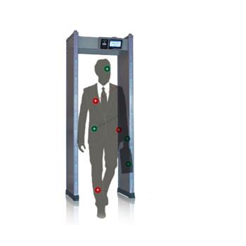 China Multi - Alarm Sounds Walk Through Metal Detector 8 Zones For Airport Hotel Inspection for sale
