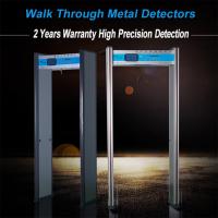 China Adjustable Full Body Metal Detectors Walk Through Door Frame 6 Zones AC110V~240V for sale