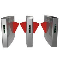 China Security RFID Card Turnstile Access Control System Optical Slim Swing Turnstile for sale