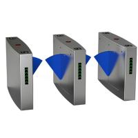 China Full Automatic Electronic Turnstile Gates Door Bidirectional Security Flap Barrier With RFID Interface for sale