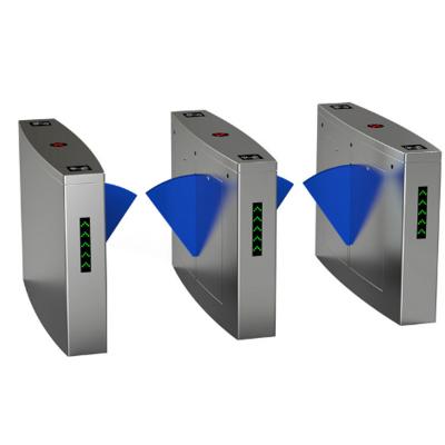 China Full Automatic Electronic Turnstile Gates Door Bidirectional Security Flap Barrier With RFID Interface for sale