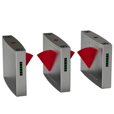 China High Sensitivity Access Control Barriers And Gates System With Wing Turnstile Flag for sale