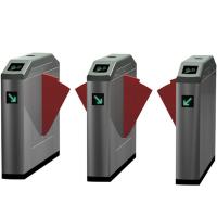 China Counter Swing Security Turnstile Gate RFID Card Reader / Barcode Reader System for sale