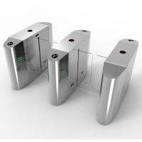 China RFID Interface Swing Automatic Turnstiles Stainless Steel Security Access Supermarket Entrance for sale