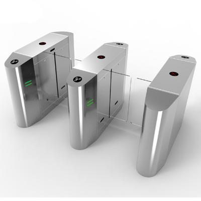 China RFID Interface Swing Automatic Turnstiles Stainless Steel Security Access Supermarket Entrance for sale