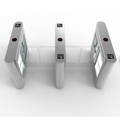 China Single Entrance Swing Access Control Turnstile Gate , Waist High Turnstile DC24V for sale