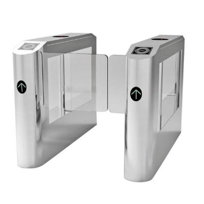 China High Speed Pass Automatic Turnstiles Retractable Swing Barrier With Rfid Reader for sale