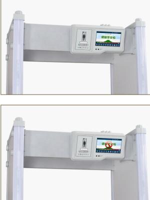 China Waterproof Walkthrough Body Metal Detectors 33 Detection Zones Audible / Visual Alarms for sale