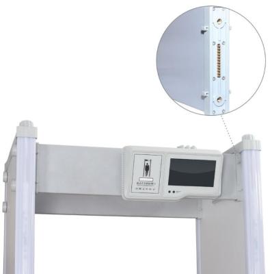 China Weatherproof Body Metal Detectors Security Checking Gate Bright LED Visual Alarm for sale