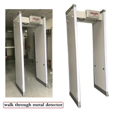 China 33 Detection Zones Full Body Metal Detectors , Turnstile Barrier Gate With LED Screen for sale