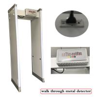 China Waterproof Walk Through Security Scanners 33 Detection Zones For Sensitive Mental for sale