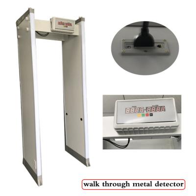 China Waterproof Walk Through Security Scanners 33 Detection Zones For Sensitive Mental for sale