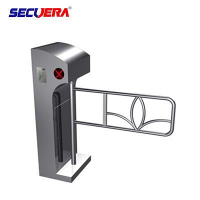China Smart Speed Pedestrian Control Electronic Flap Barrier Gate Glass Turnstiles for sale