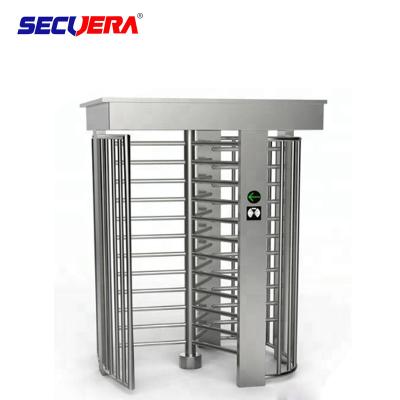 China Pedestrian Automatic Sliding Security Entrance Control Swing RFID Turnstile Barrier Gate for sale
