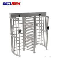 China Biometric Rotor Turn Style Security Turnstile Gate Stainless Steel Full Height for sale