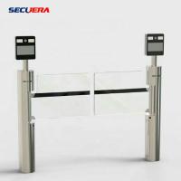 China Security Access Control Full Height Sliding Gate With Acess Control Turnstile Barrier Gate for sale