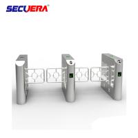 China Supermarket Exit Control Counter Checkout Safety Manual Turnstile Barrier Gate Swing Barrier Gate for sale