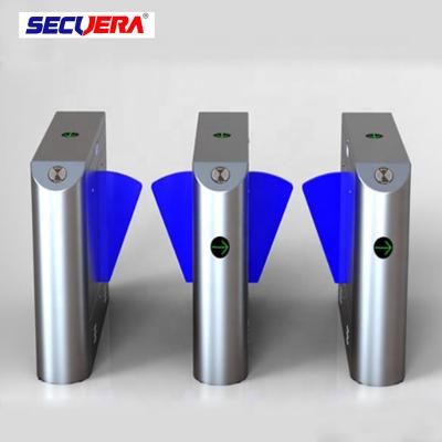 China Entrance electronic fingerprint used counter flap barrier turnstiles for sale for sale