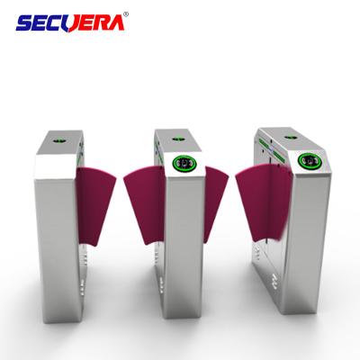 China Smart Retractable Flap Barrier Gate Turnstile Security Subway Wing Gate for sale