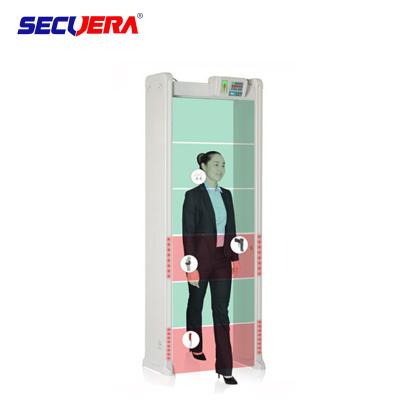 China 6 zones walk-through door frame gate metal detector for Sri Lanka for sale