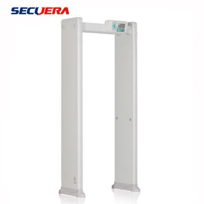 China 6 Detecting zone arched door frame walk through body scanner metal detector for sale