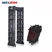 China easy taking Portable 255 Sensitivity 24 Zones walk through metal detector door for sale