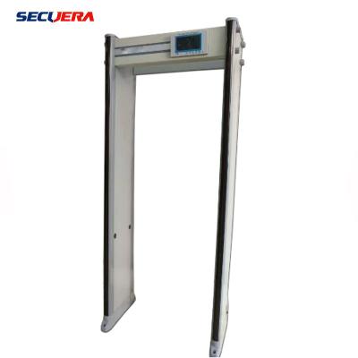 China Court Door Frame Metal Detector 45 Zones LCD Screen Infrared Remote Controller for sale