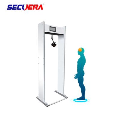 China Door Frame Walk Through Metal Detector  Temperature Measurment For Supermarkets for sale