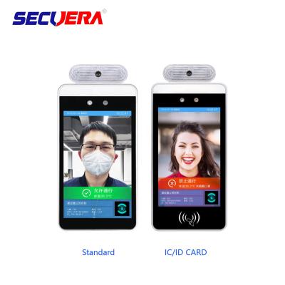 China Door Access Control Face Recognition Device Non Contact Temperature Measuring for sale