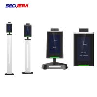 China Face Recognition Metal Detector Walk Through Lcd Digital Contactless Body Thermometer for sale