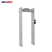 China Metal Walk Through Door Frame Body Temperature Measurement With Face Recognizion for sale