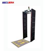 China 18 Zones Walk Through Temperature Scanner Non Contact Door Frame LCD Display for sale