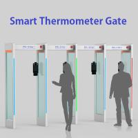 China High Accuracy Walk Through Metal Detector Human Body Temperature Measurement Scanner for sale