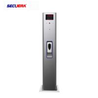 China Hand Sanitizer Dispenser Floorstand Walk Through Temperature Scanner for sale