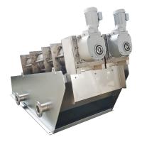 China Sludge Dewatering System Oily Wastewater Treatment Screw Press Machine for sale