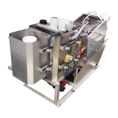 China Multi Disc Screw Filter Press Sludge Dewatering Machine for Wastewater Treatment for sale